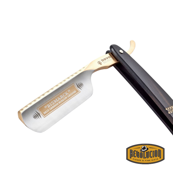 Dovo Bizmark Straight Razor Ebony Wood Handle 6/8" - Black - Revolucion ...