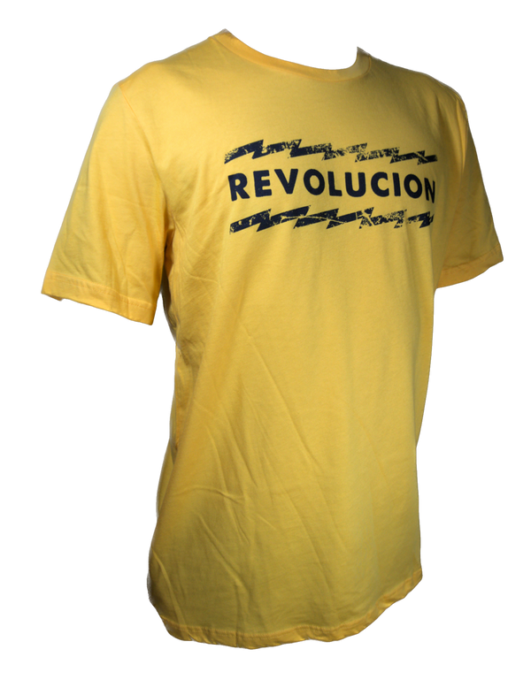 Revolucion - Yellow Lightning T-Shirt - Revolucion Lifestyles