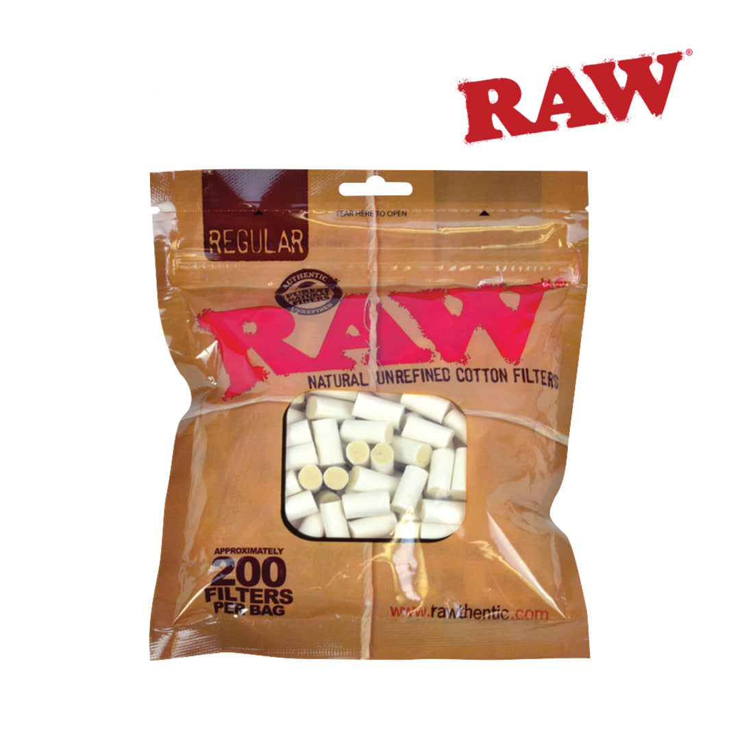 Raw Regular Unrefined 100% Cotton Filters - 200 Filters - Revolucion ...